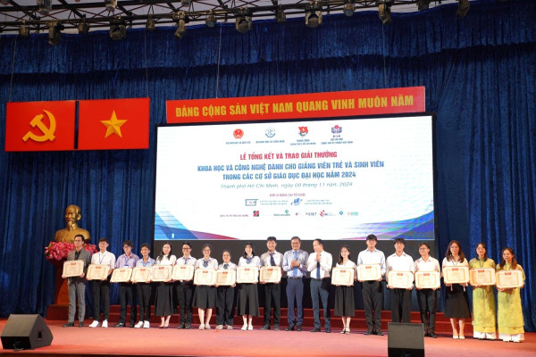 VNU-USSH students won second prize at the 2024 Science and Technology ...