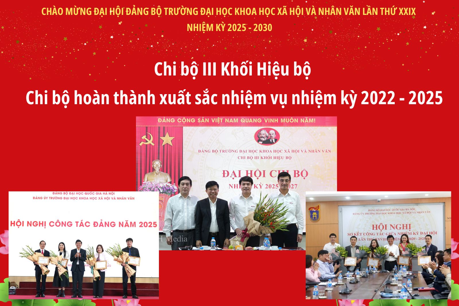 [HƯỚNG TỚI ĐẠI HỘI ĐẢNG BỘ TRƯỜNG LẦN THỨ XXIX] Chi bộ III Khối Hiệu bộ ...